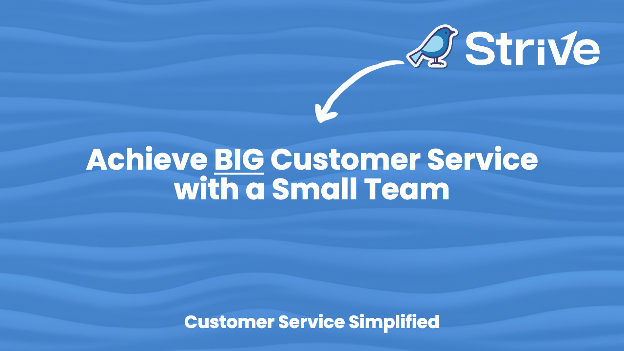 Strive l Customer Service Simplified